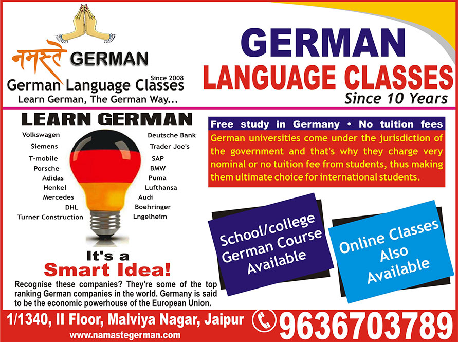 Namaste German Best German Language Classes In Jaipur German Language